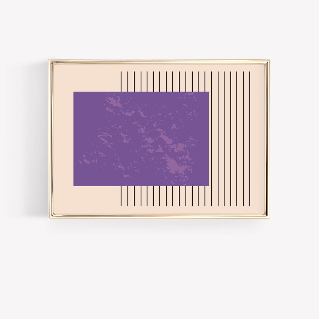 Abstract Line Printable Wall Art | Minimalist Wall Art | Mid Century ...
