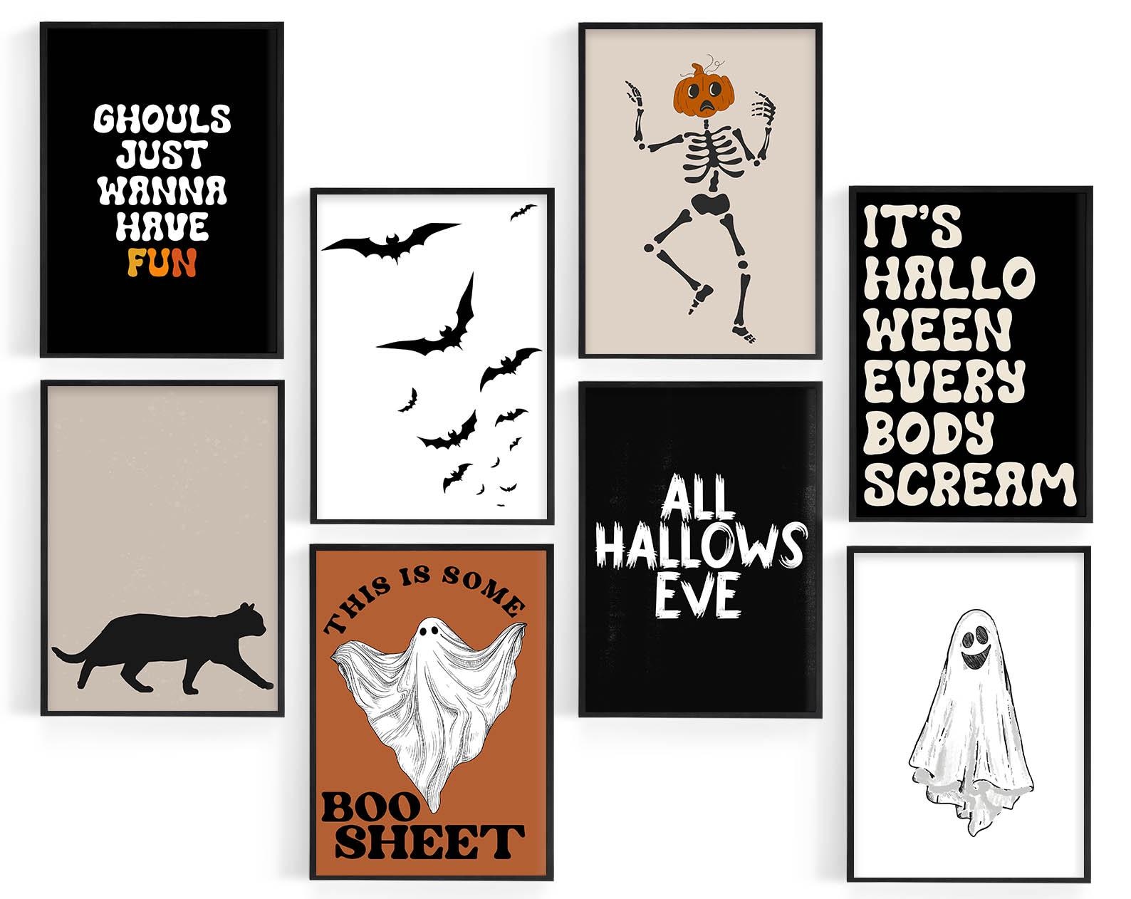 30 HALLOWEEN PRINTS | Halloween Printable Wall Art | Halloween Decor ...