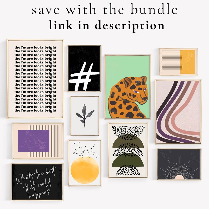 Hashtag Wall Art | Trendy Printable Art | Eclectic Wall Art | Funky ...