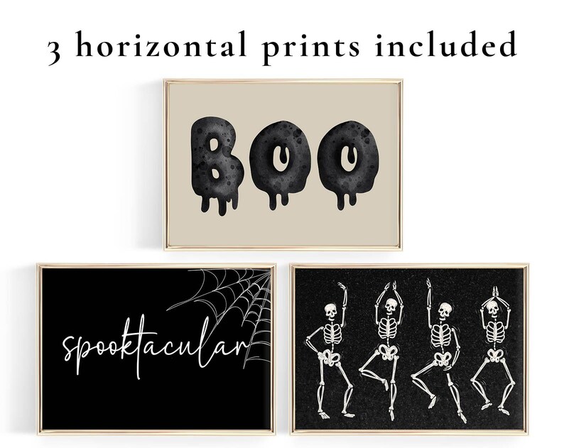30 HALLOWEEN PRINTS | Halloween Printable Wall Art | Halloween Decor ...