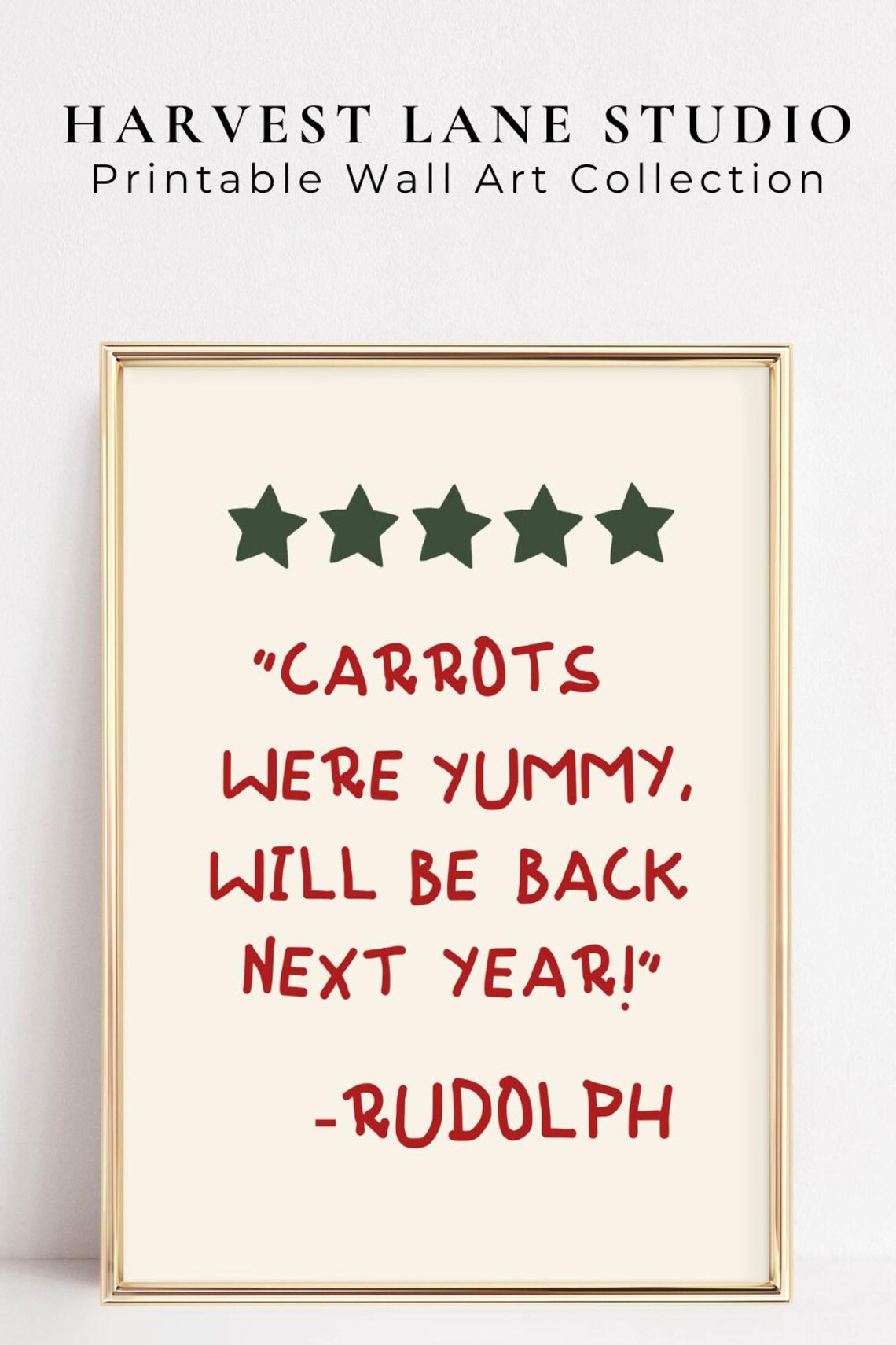 Christmas Printable Wall Art | Christmas Decor | Holiday Art Print ...