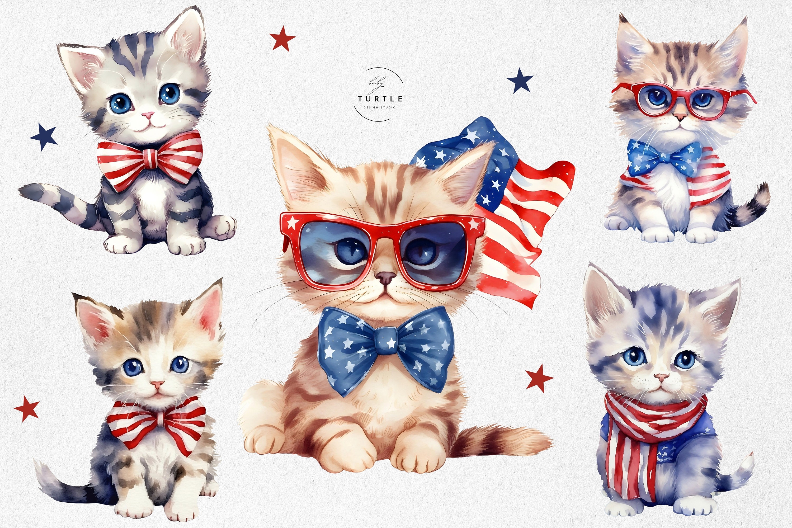 4th of July PNG, 4th July Clipart, Independence Day Clipart, Patriotic ...