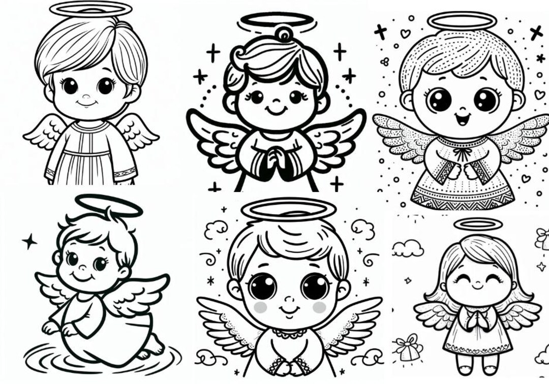 Angel, Cute Angel, Digital File, Engrave,png, DXF, EPS, - Etsy UK