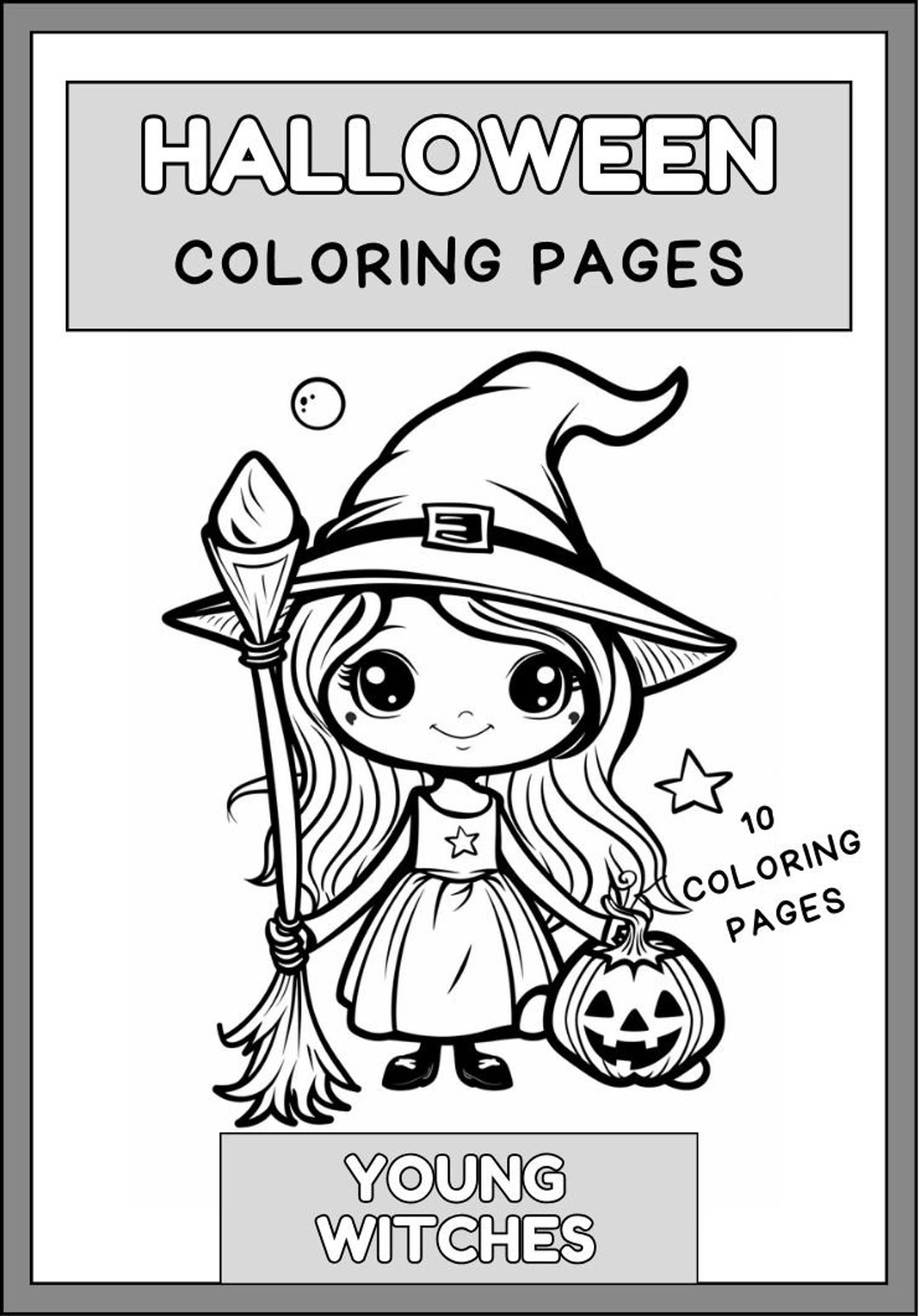 Halloween, Young Witches, Kids, Printable Witches Coloring Pages for ...