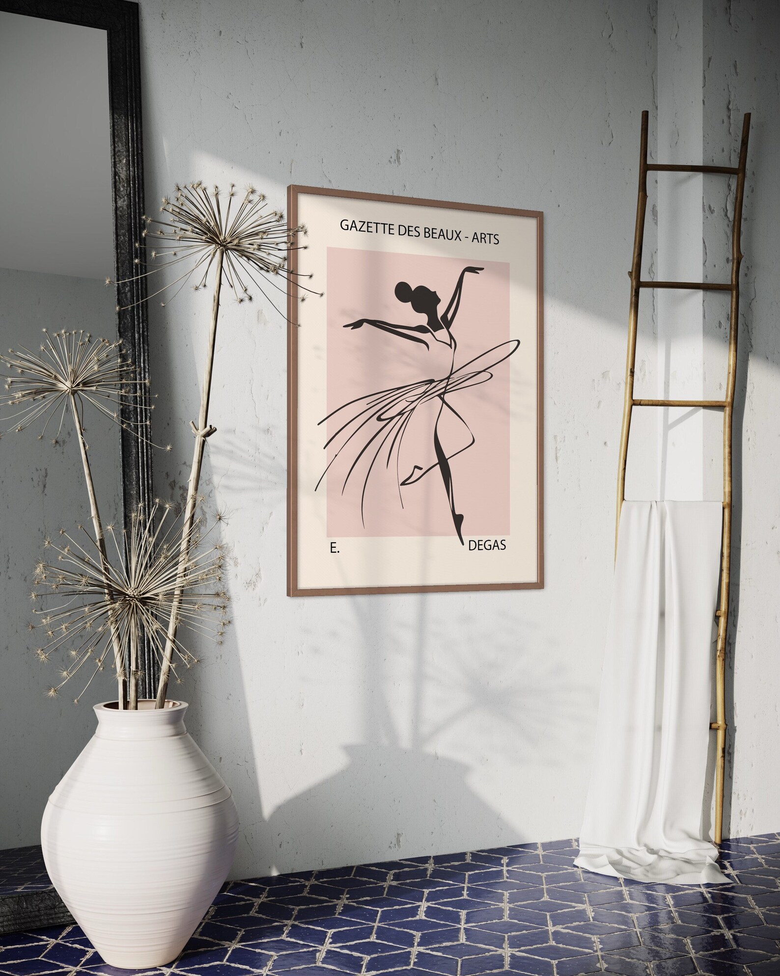 Ballet Poster, Ballet Illustration, Retro Ballet Art Print, Vintage ...