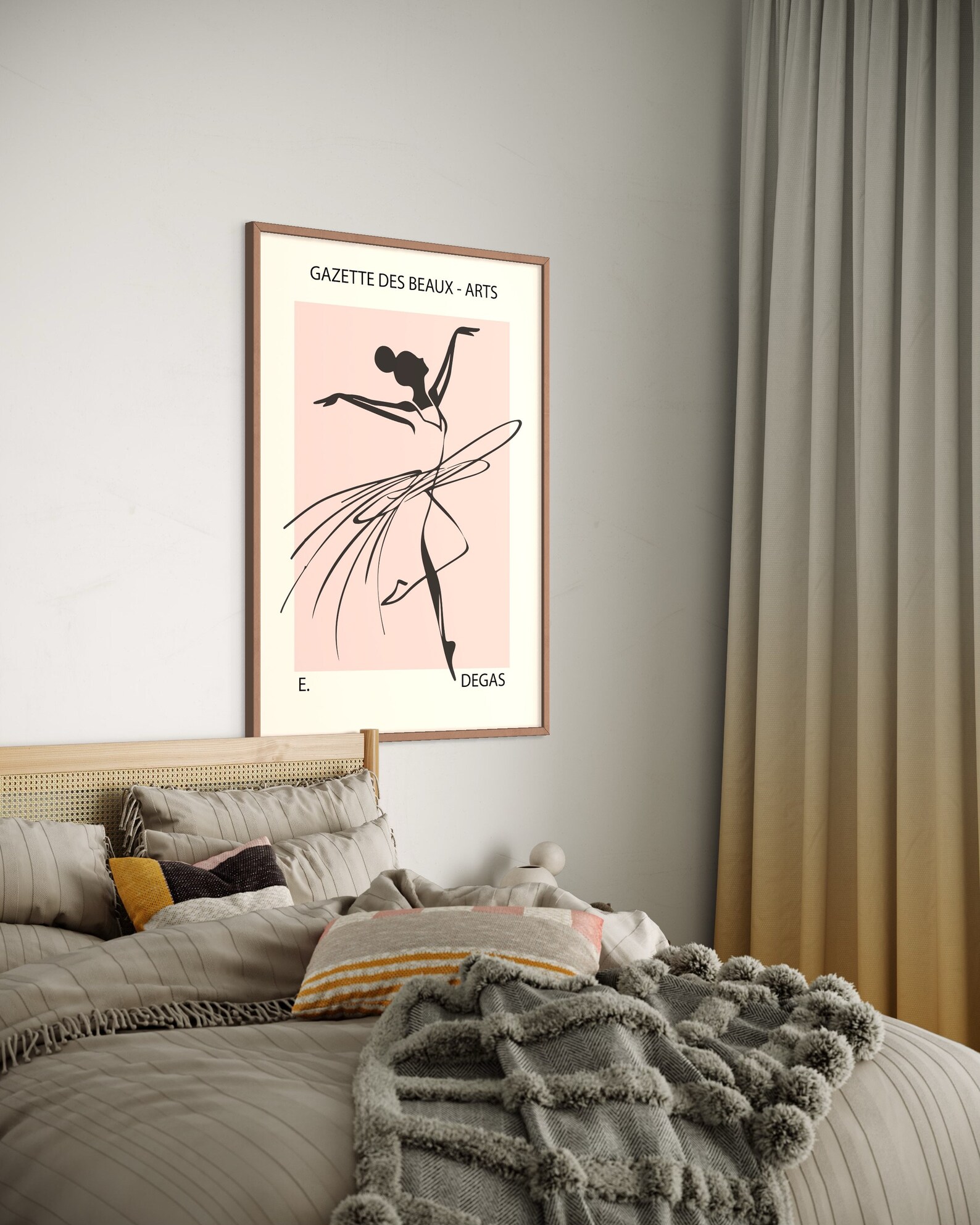 Ballet Poster, Ballet Illustration, Retro Ballet Art Print, Vintage ...