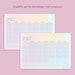 Printable 2024 Calendar Pastel Theme Print at Home PDF A4 & US Letter ...