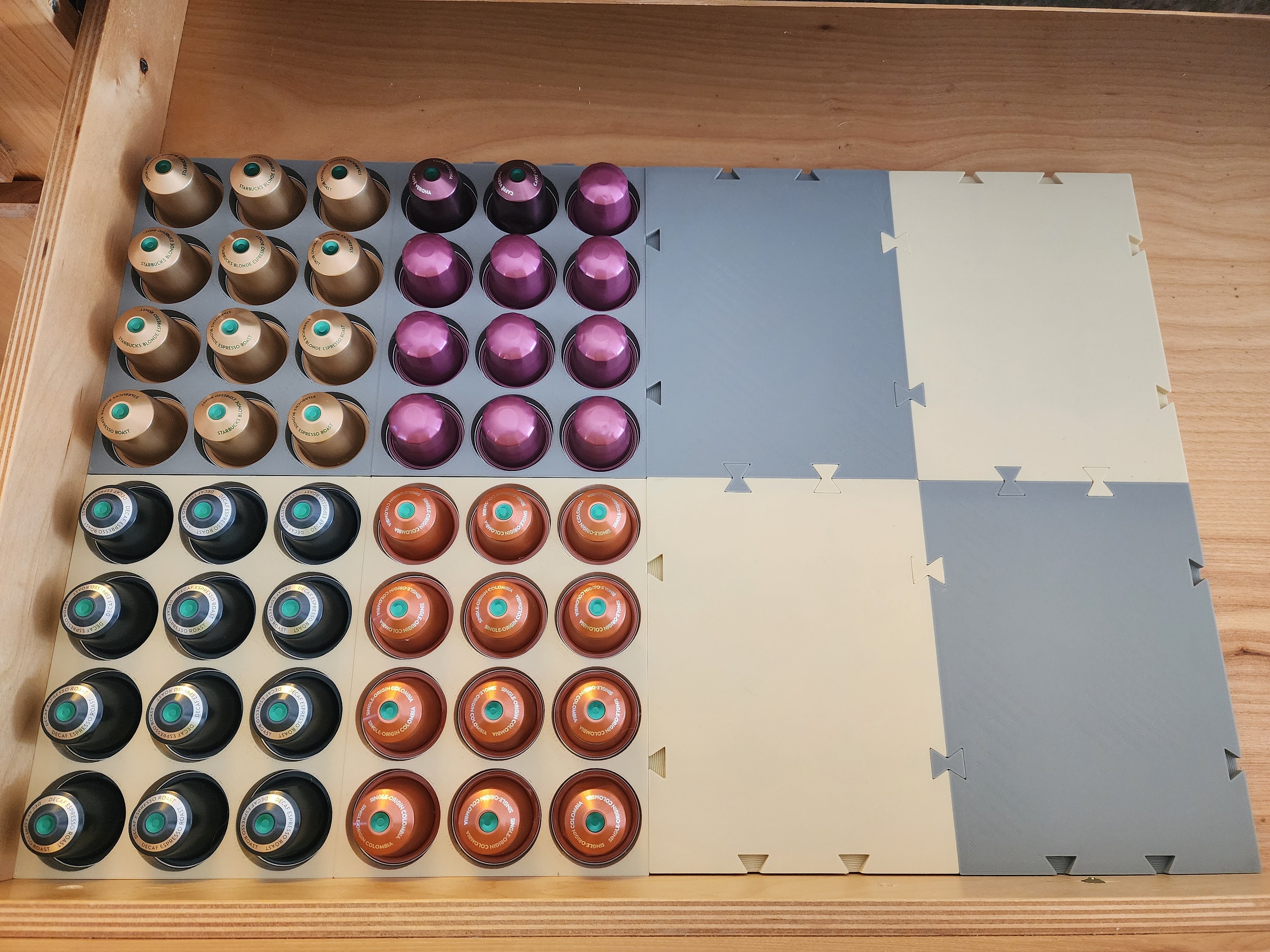 Modular Nespresso Pod Drawer Organizer - Etsy