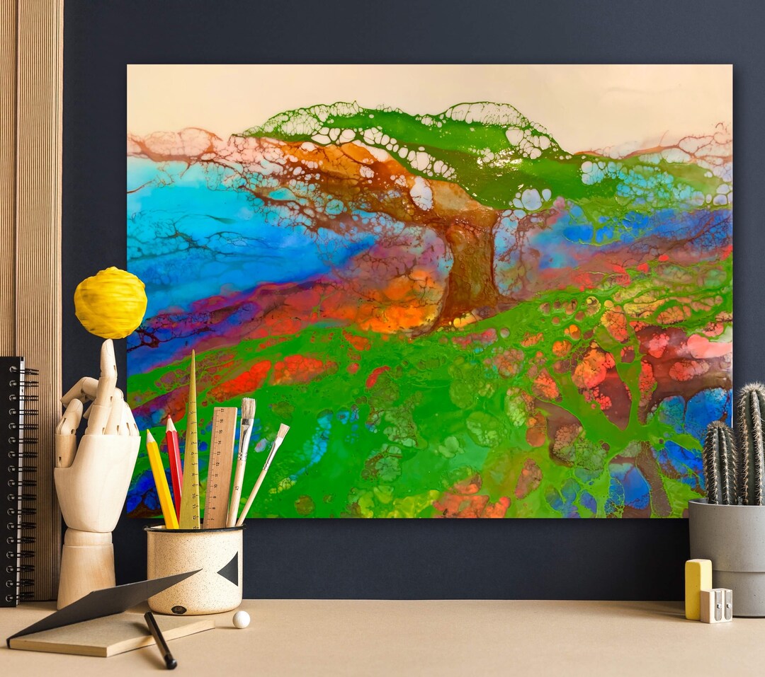Tree of Life Encaustic Original Painting 24”x 18” - Etsy