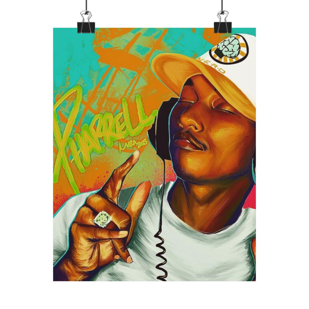 Pharrell Poster - Etsy