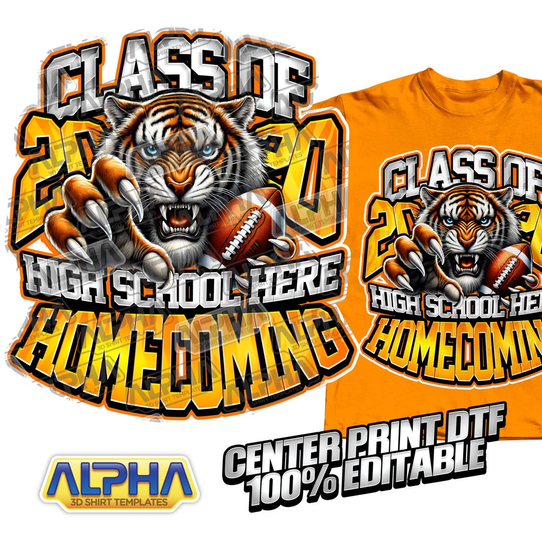 Class Reunion, Alumni Football Design Template Football Team Tigers ...