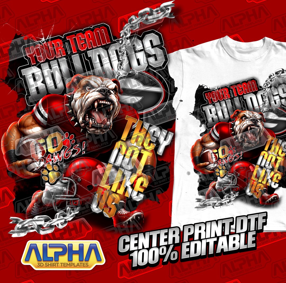 Class Reunion Football Shirt Template Football Team Bulldogs Homecoming ...