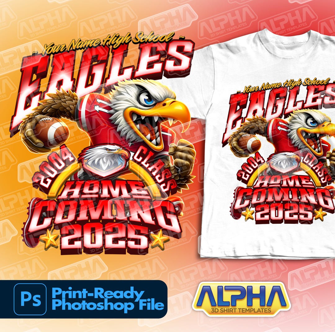 Class Reunion, Alumni Football Design Template Football Team Eagles ...