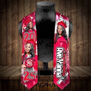 Graduation Stole, Shash Template DIY Editable Template 2025 Photoshop ...