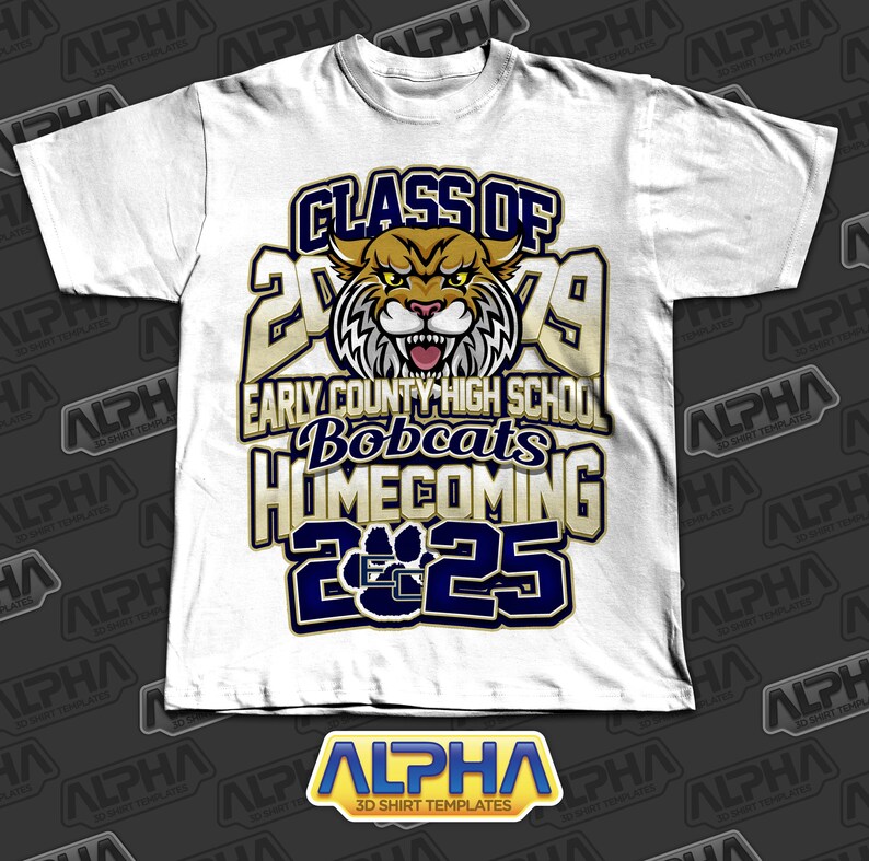 Custom Homecoming Shirt Template Editable PSD for Sublimation & DTF ...
