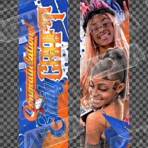 Graduation Stole, Shash Template DIY Editable Template 2025 Photoshop ...