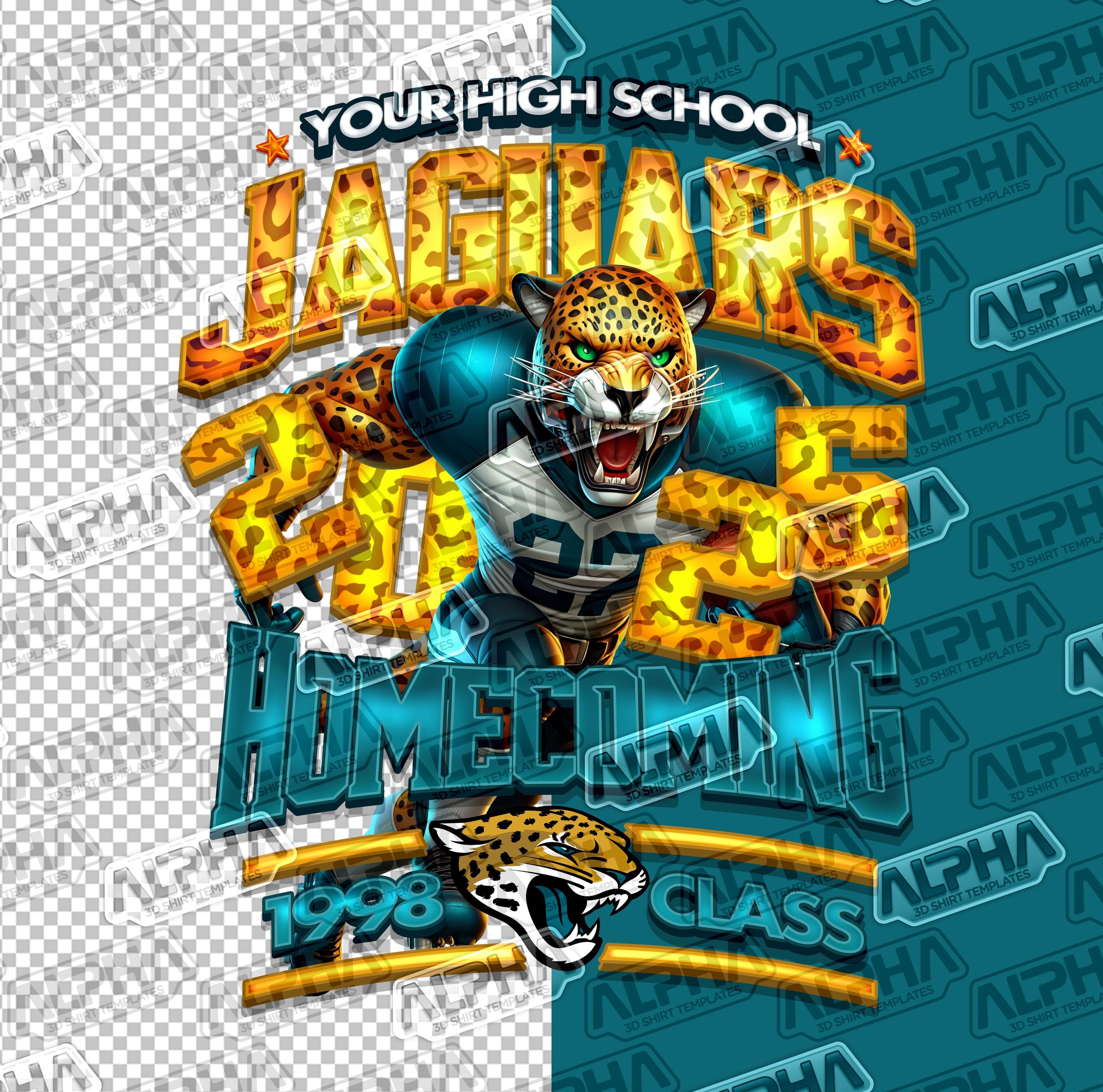 Class Reunion, Alumni Football Design Template Football Team Jaguars ...