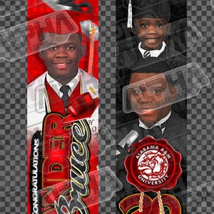 Graduation Stole, Shash Template DIY Editable Template 2025 Photoshop ...