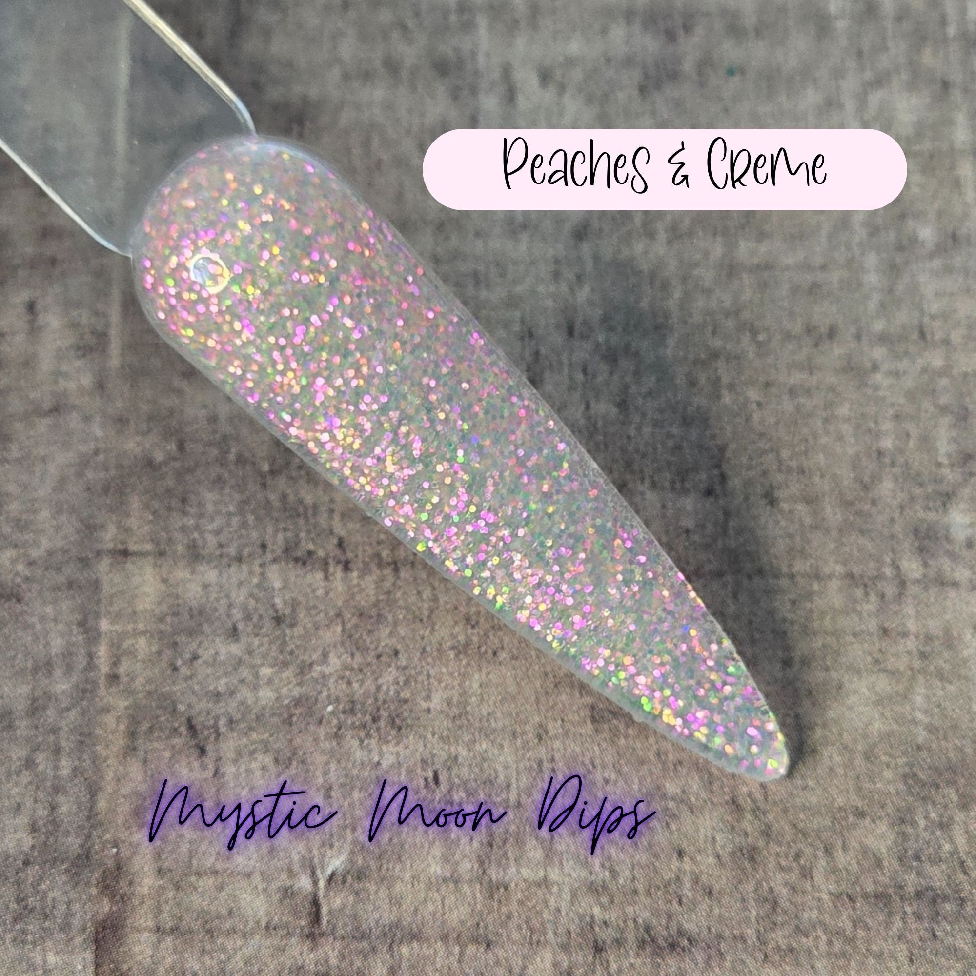 Peaches and Creme, White Nails Dip Powder, Dip Powder for Nails, Nail ...