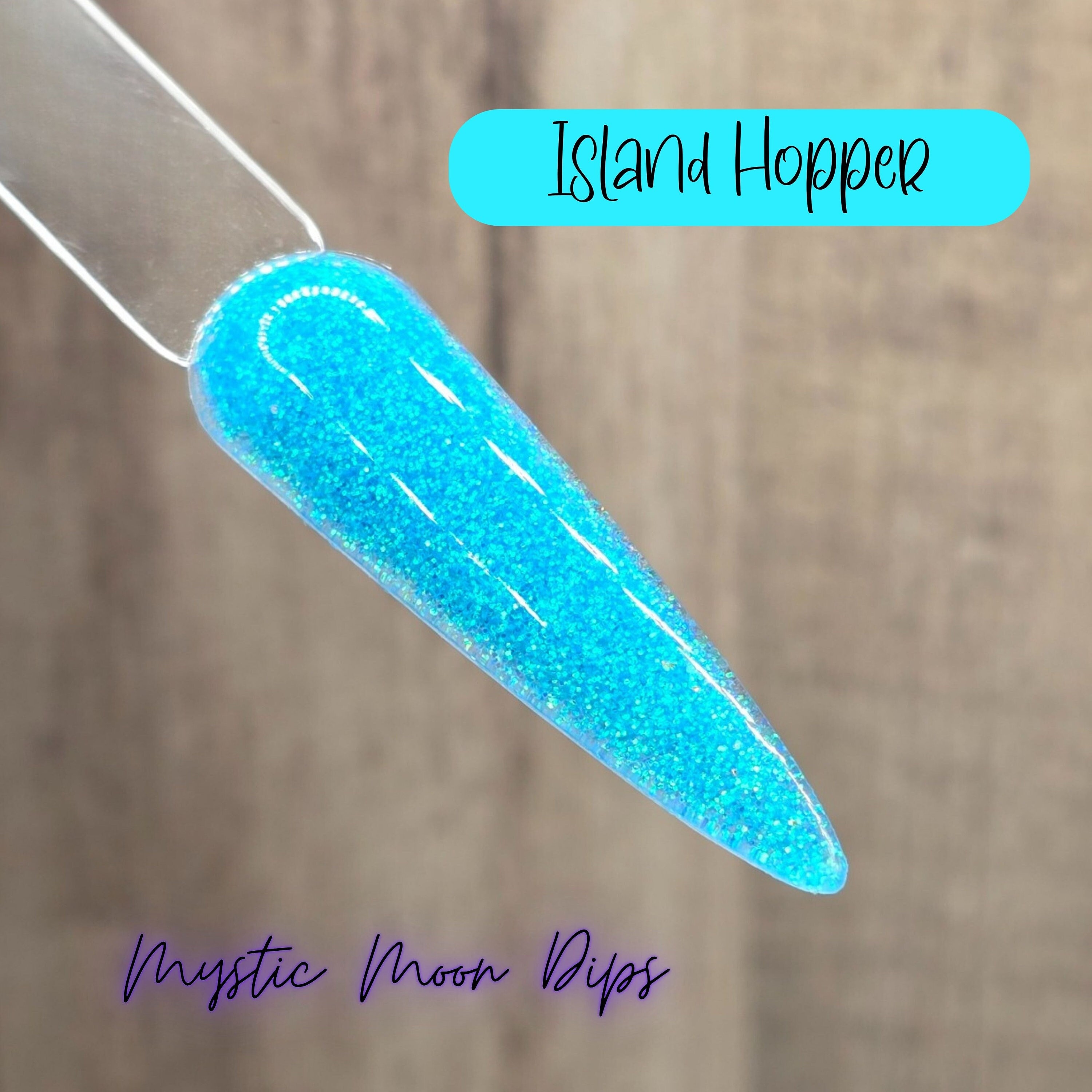 Island Hopper, Blue Dip Powder, Dip Powder for Nails, Nail Dip, Dip ...