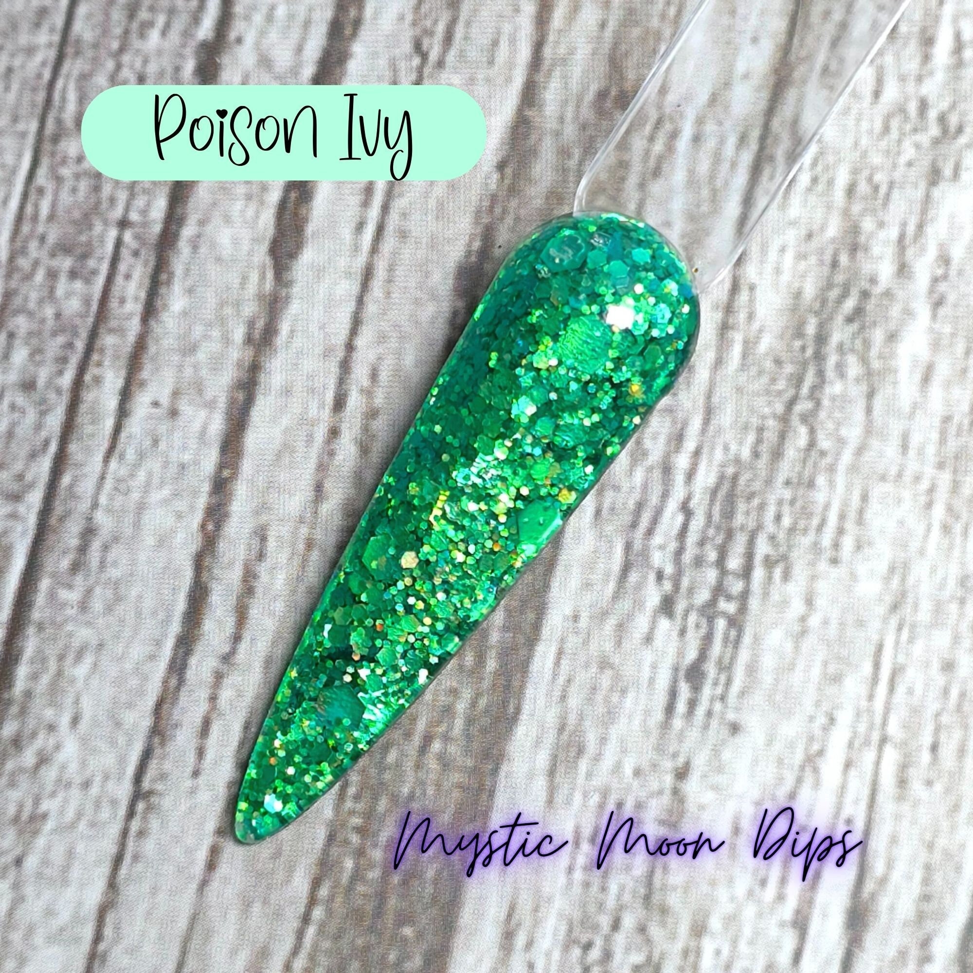 POISON IVY, Green Dip Powder, Dip Powder for Nails, Nail Dip, Dip Nail ...