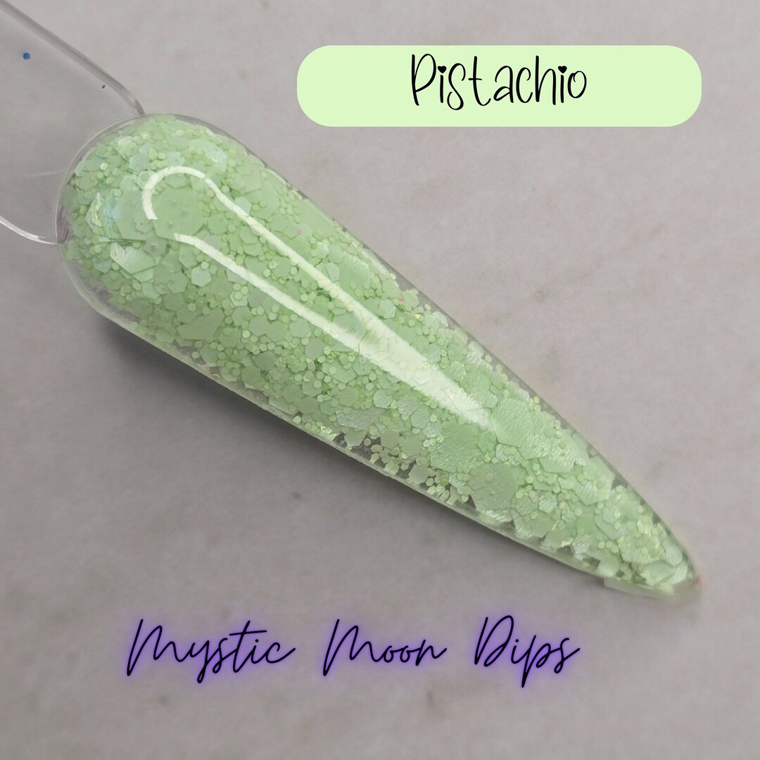 Pistachio, Green Dip Powder, Dip Powder for Nails, Nail Dip, Dip Nail ...