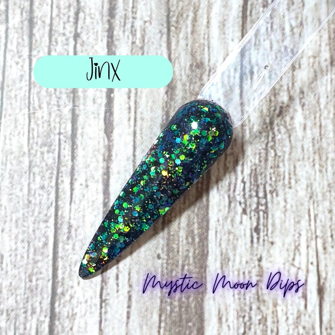 Jinx, Green Dip Powder, Dip Powder for Nails, Nail Dip, Dip Nail ...