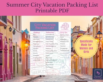 Spring Break Packing List | Beach Vacation Packing List for Girls and ...