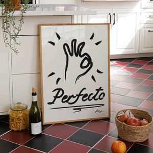 Perfecto Print, Cute Quote Poster Sketch, Hand Drawn Typography Print ...