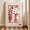 When in Doubt Take A Nap Poster, Vintage Typography Wall Art, Retro ...