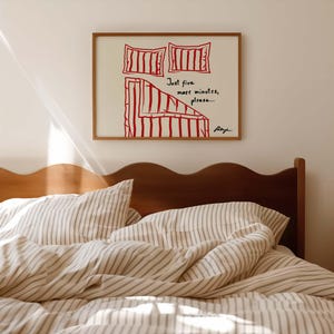 Stay in Bed Print: Funny Bedroom Wall Art (digital Download) - Etsy