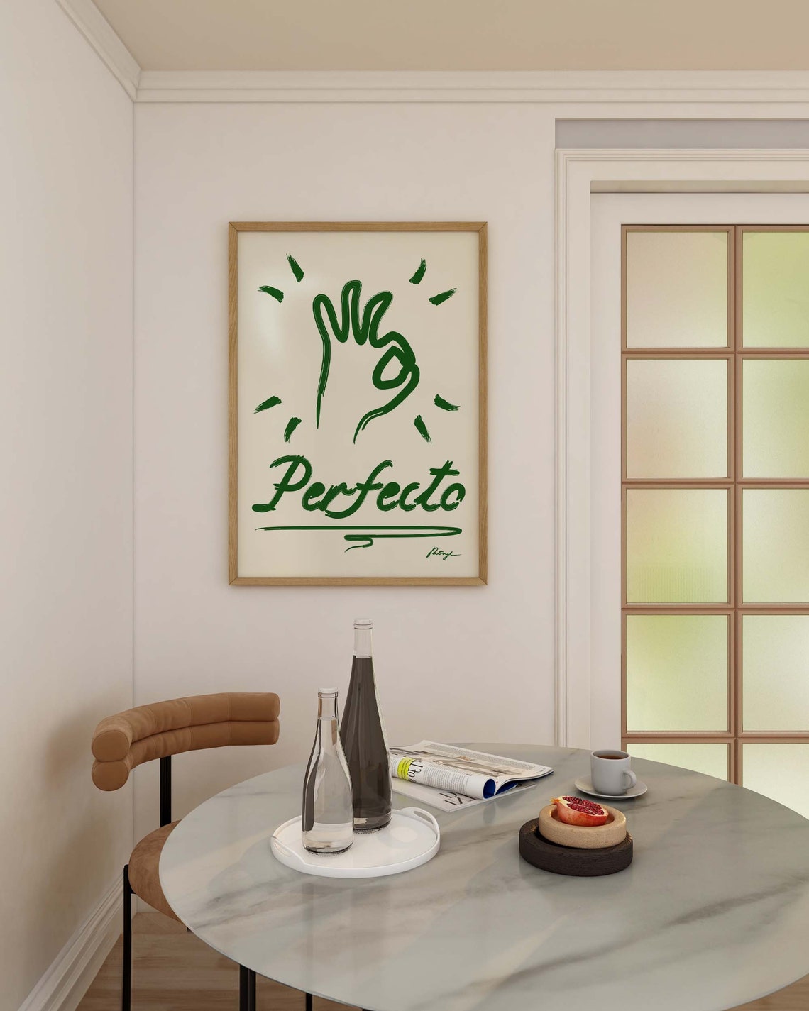 Perfecto Print, Cute Quote Poster Sketch, Hand Drawn Typography Print ...
