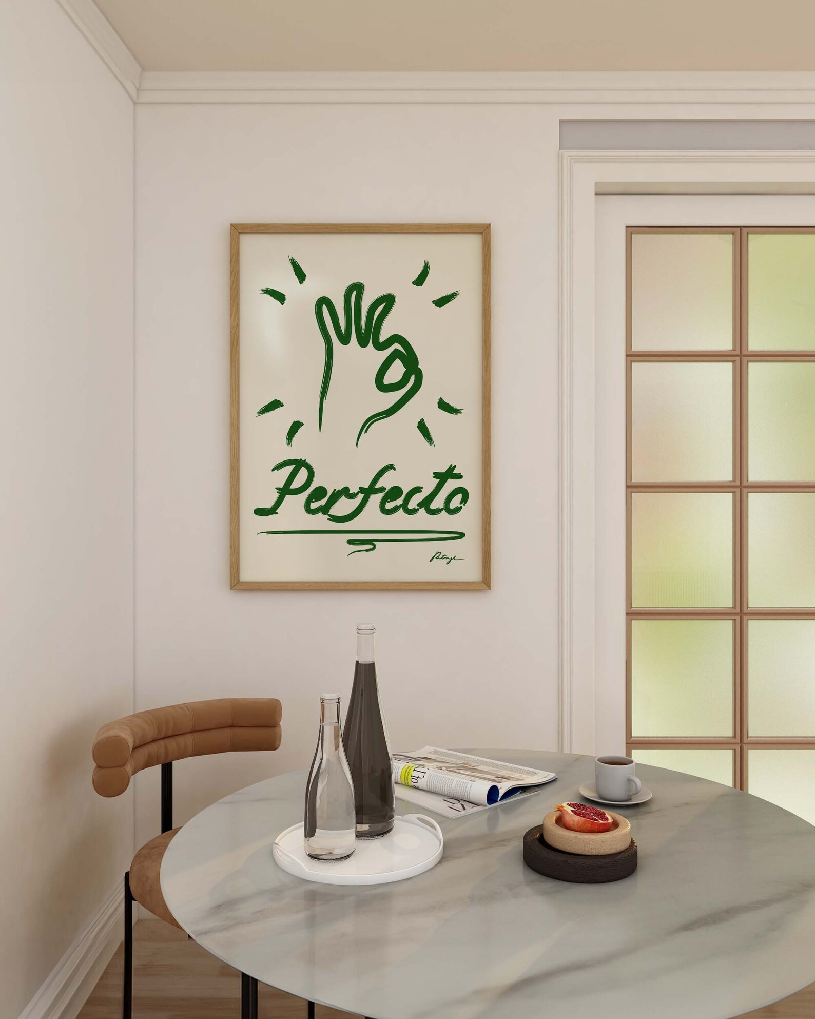 Perfecto Print, Cute Quote Poster Sketch, Hand Drawn Typography Print ...