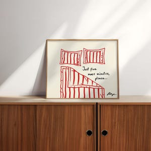 Stay in Bed Print: Funny Bedroom Wall Art (digital Download) - Etsy