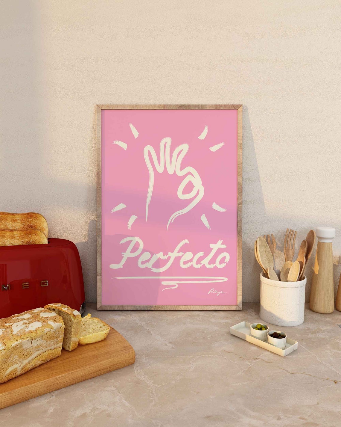 Perfecto Print, Cute Quote Poster Sketch, Hand Drawn Typography Print ...