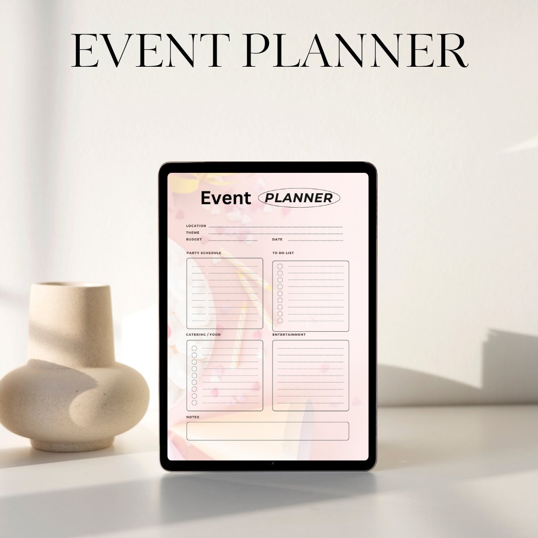 Eventease Digital Event Planner PDF Your Stress-free Solution Digital ...