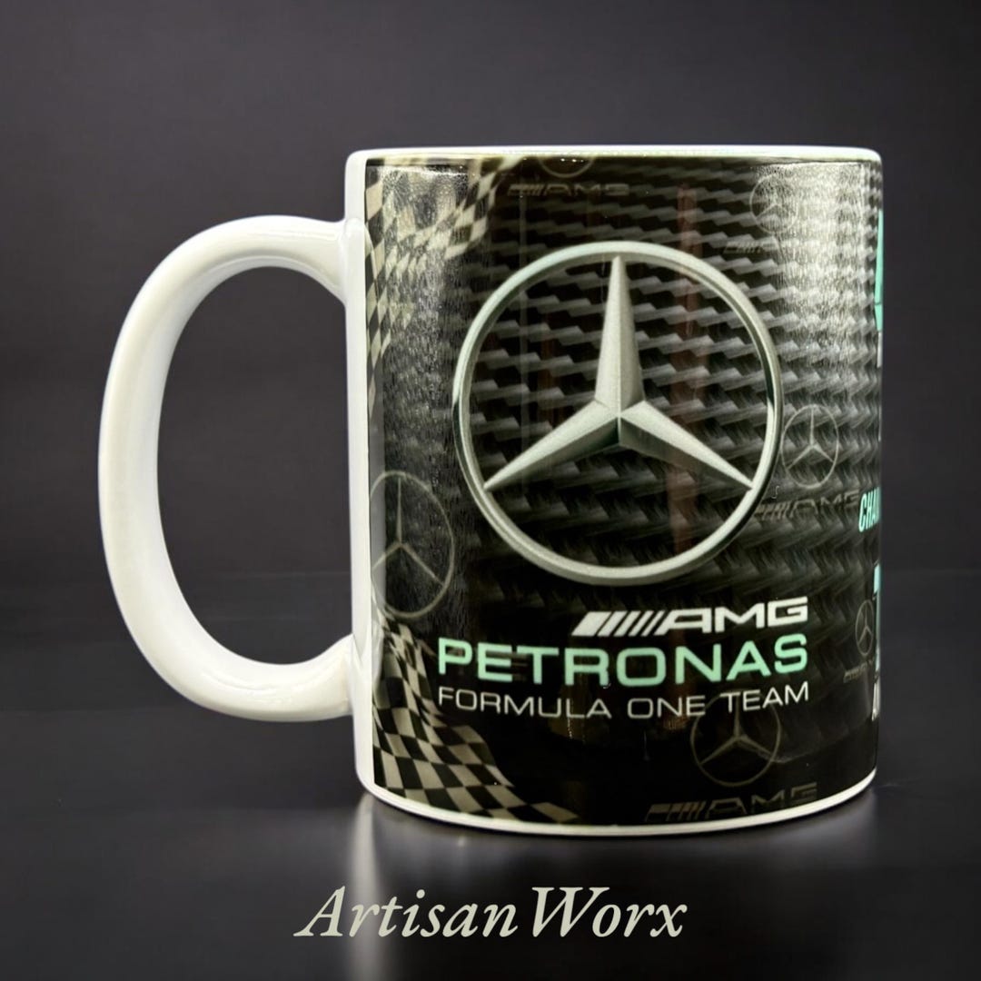 Mercedes AMG Petronas F1 2025 Team Constructors Mug 63 George Russell ...