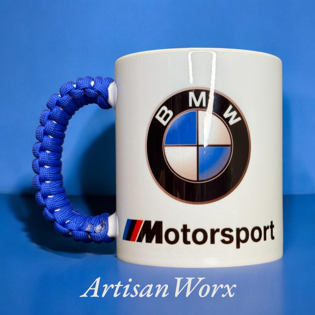 BMW Mug With Paracord Handle Perfect Gift for Motorcycle / Biker - Etsy