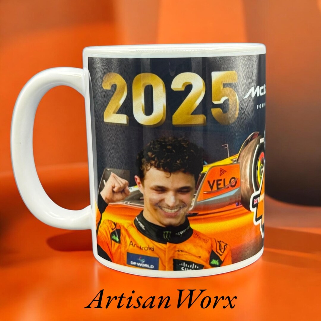 Lando Norris #4 Mclaren 2025 F1 Mug *perfect Christmas Gift* - Etsy UK