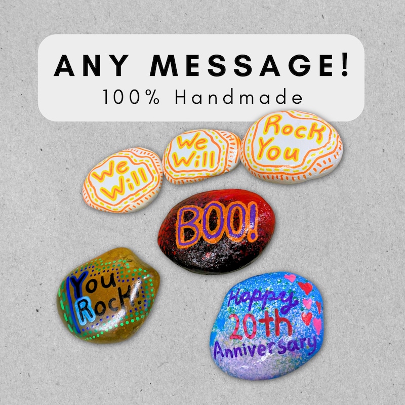Rocks With Names - Etsy