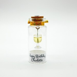 Personalised Happy Birthday Miniature Wine Gift, Happy Birthday Gift ...