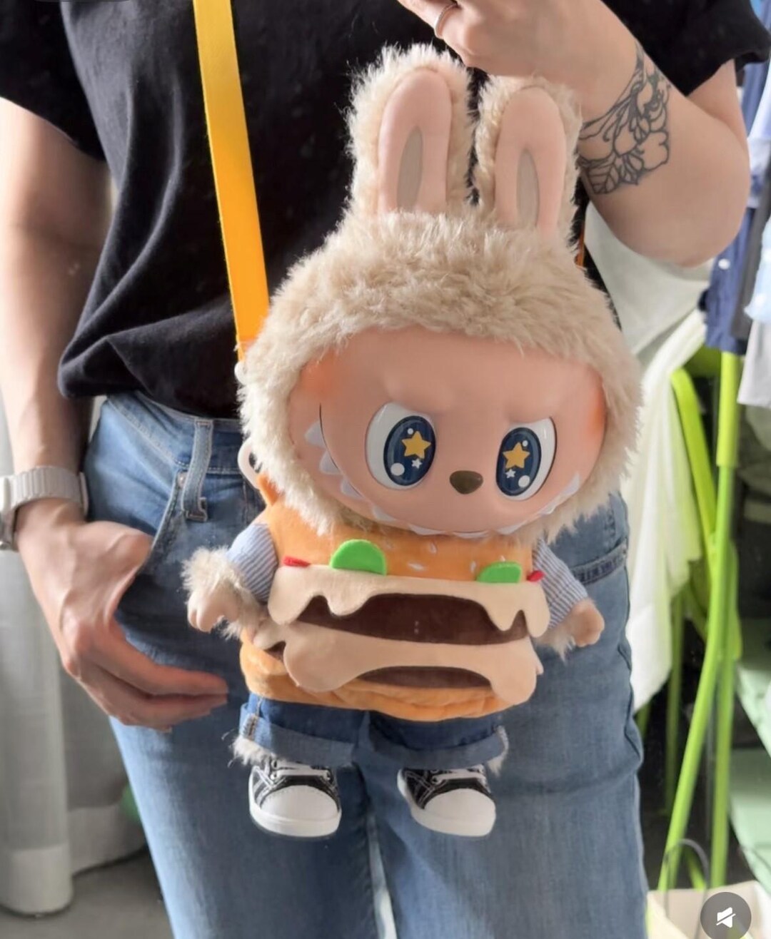 Burger Carrier for 38cm Labubu Outing - Etsy UK