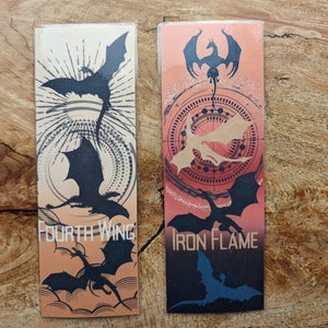 Fourth Wing Bookmarks - Digital Download - Etsy