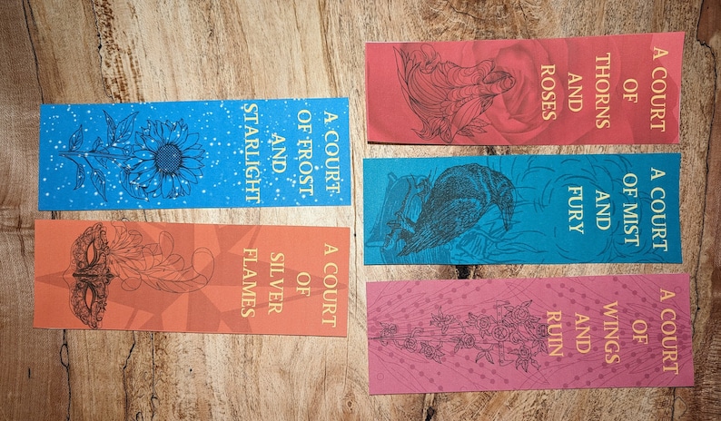 ACOTAR Bookmarks - Digital Download - Etsy