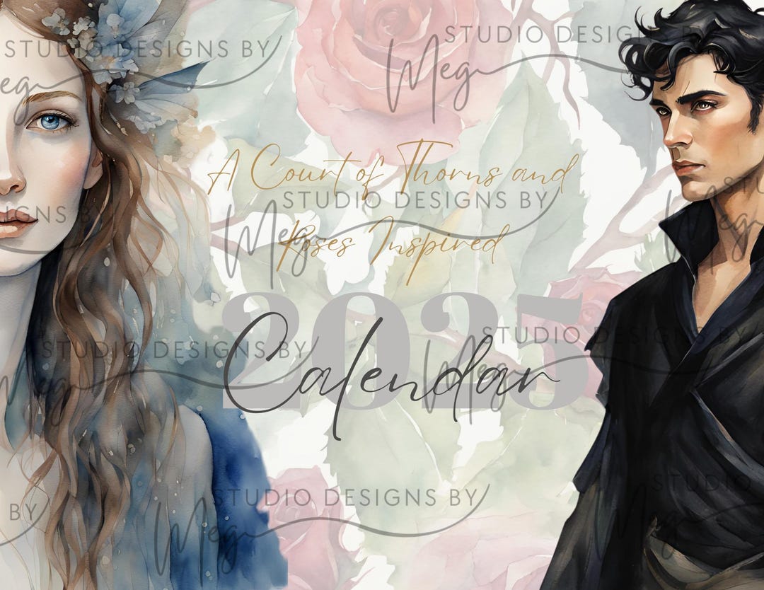 2025 ACOTAR Inspired Calendar - Digital Download - Etsy