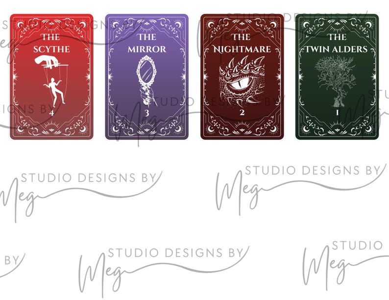 One Dark Window and Two Twisted Crowns Providence Cards - Deck Style ...