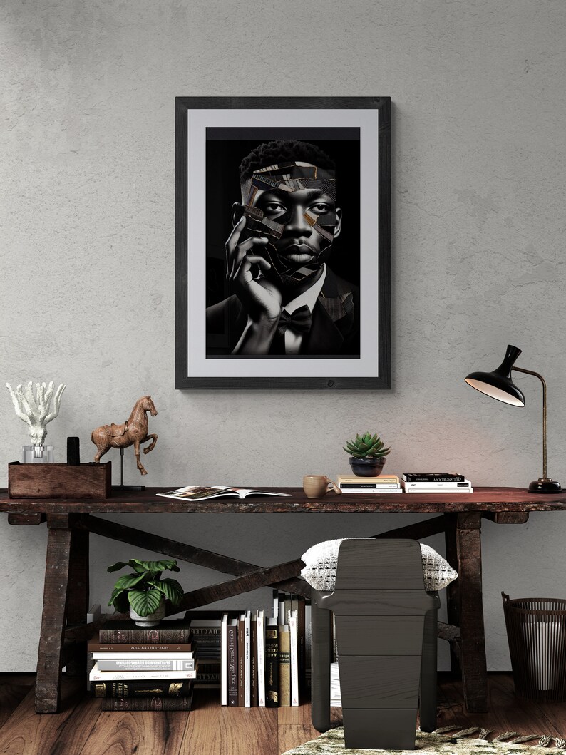 Stitches of the Soul | Wall Art | AI Generated | African American ...