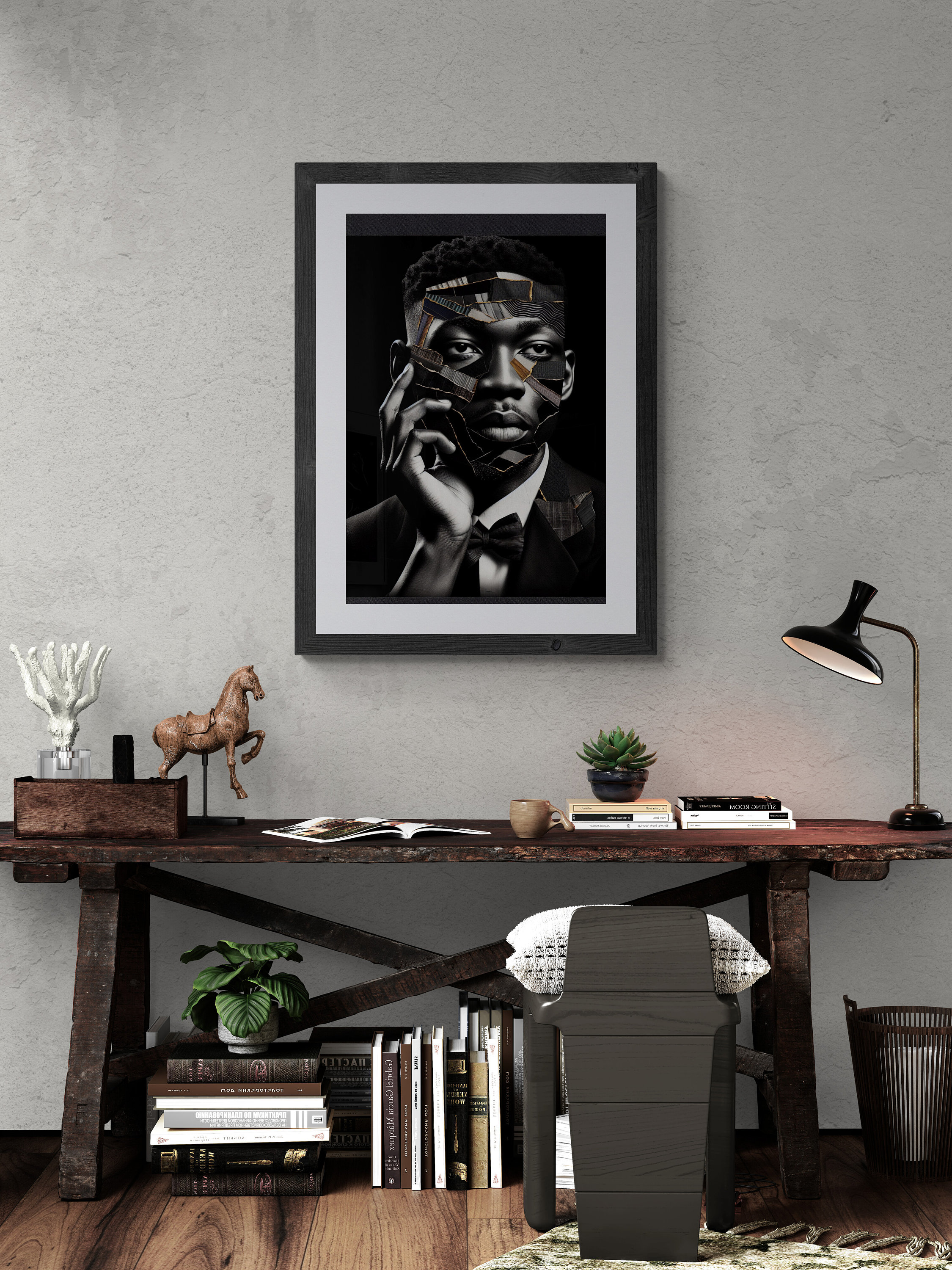 Stitches of the Soul | Wall Art | AI Generated | African American ...