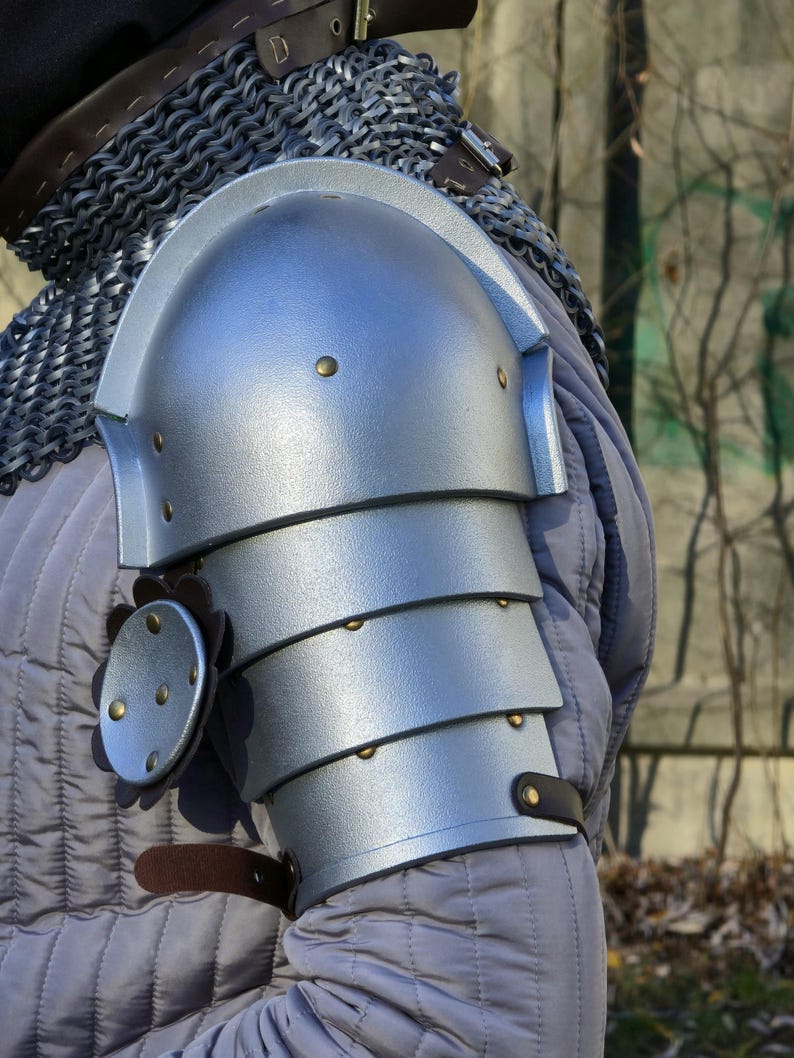 Medieval Articulated Shoulder Armor Pattern Type 3 | EVA Foam Cosplay ...