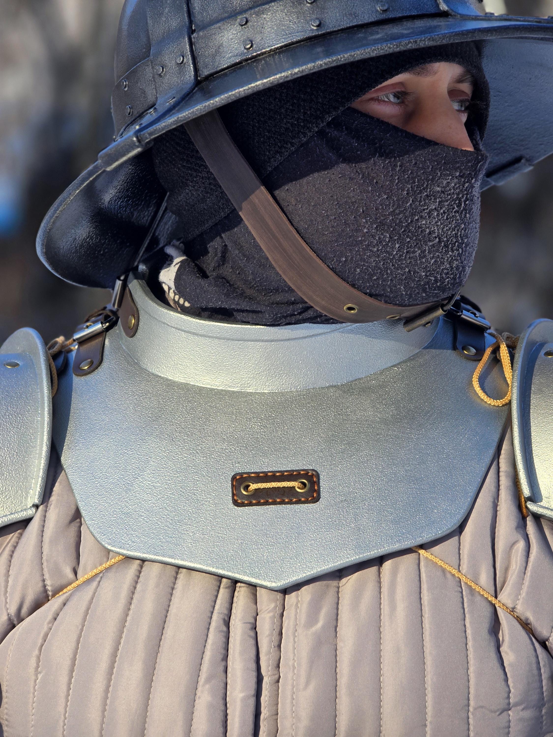 Medieval Gorget EVA Foam Pattern – Type 1 Knight Neck Guard PDF Pattern ...